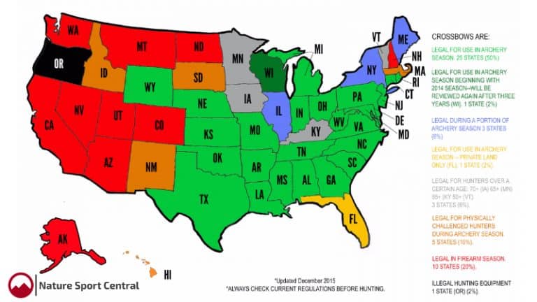 Are Crossbows Legal in Your State? Crossbow Legal States in the US